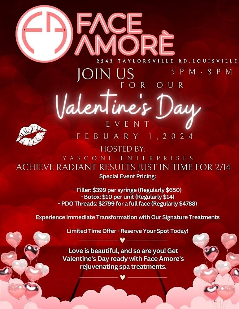 Face Amore Valentines Day Event Hosted By: Yascone Enterprises, Face ...