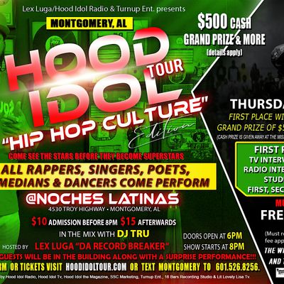 Montgomery, Al Hood Idol "For The Culture" Tour (Soundstage and party ...