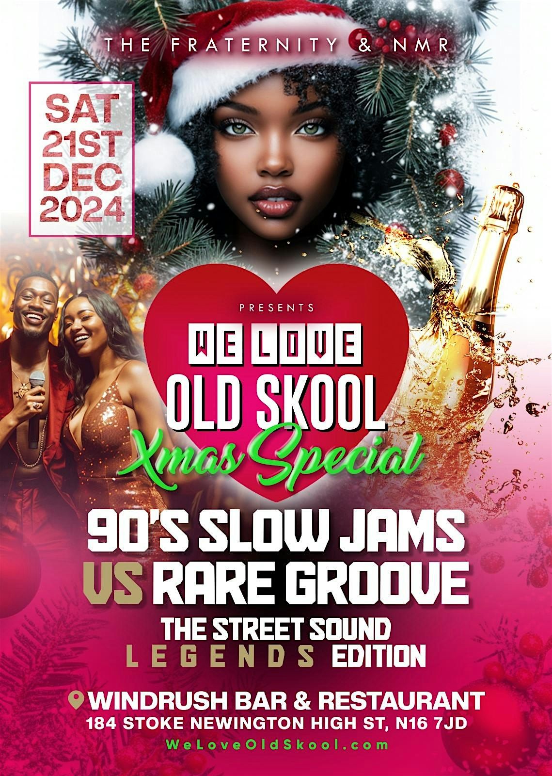 WE LOVE OLD SKOOL Xmas Special / 90s Slow Jams Vs Rare Grooves, WindRush Bar and Kitchen, London ...