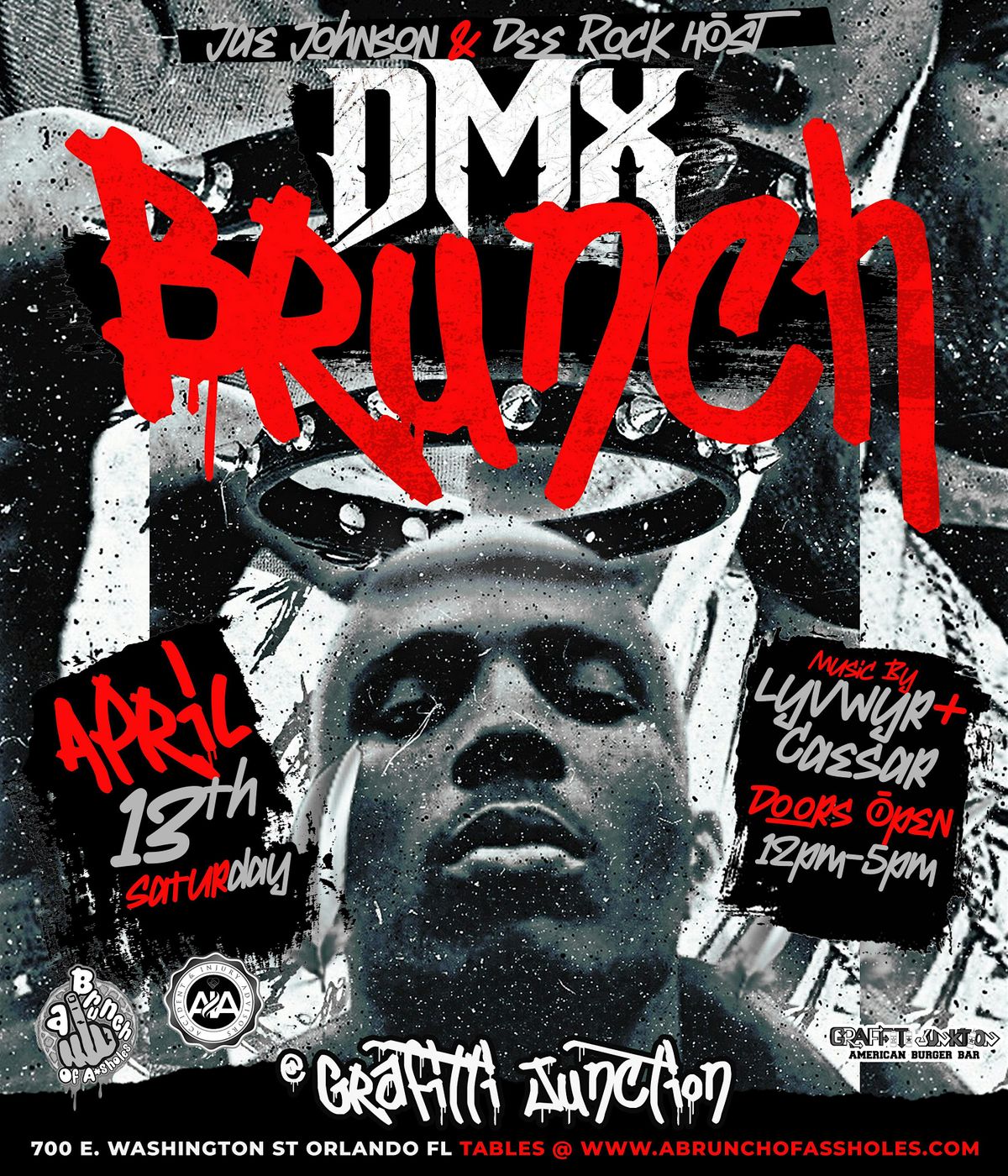 3rd ANNUAL DMX BRUNCH, Graffiti Junktion - Thornton Park, Orlando, 13 ...