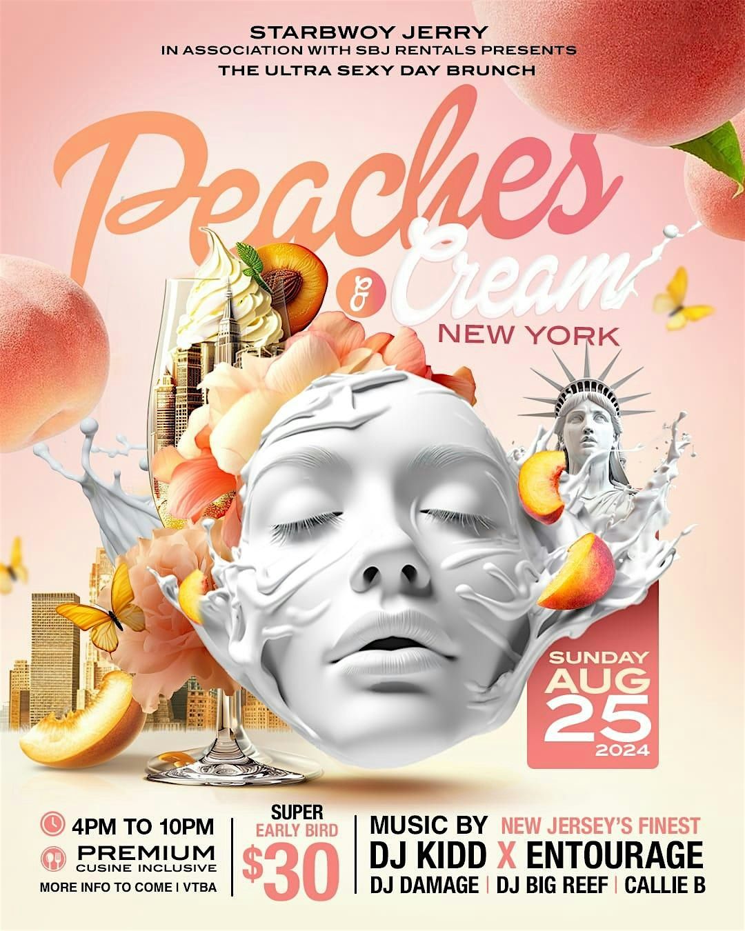 Peaches & Cream NYC, 25 August 2024 | AllEvents.in