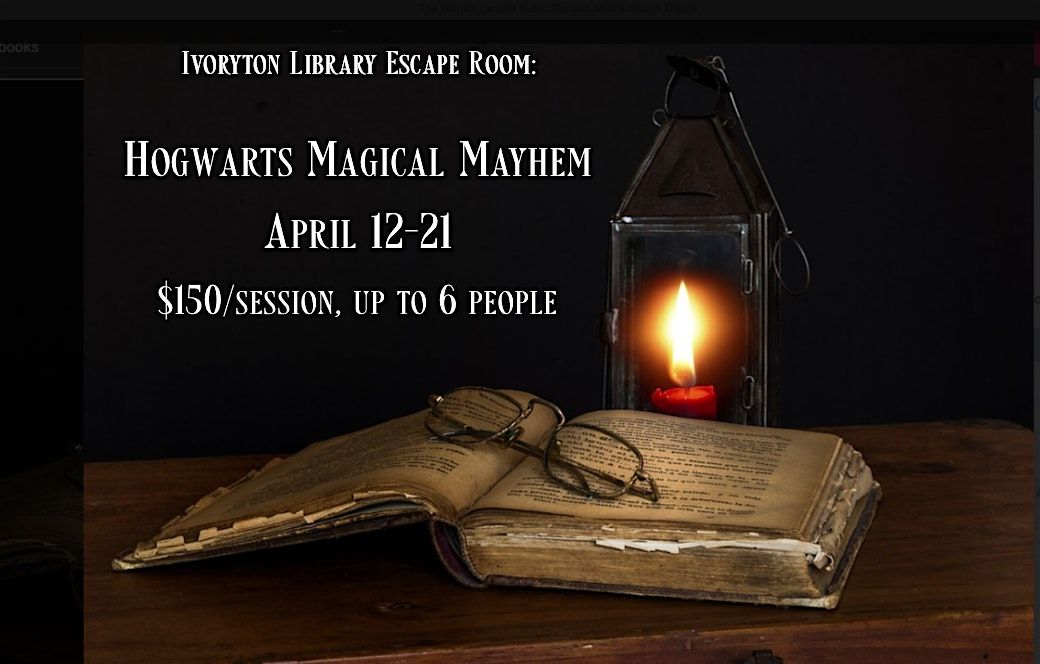 Ivoryton Library Escape Room - Hogwarts Magical Mayhem, Ivoryton ...
