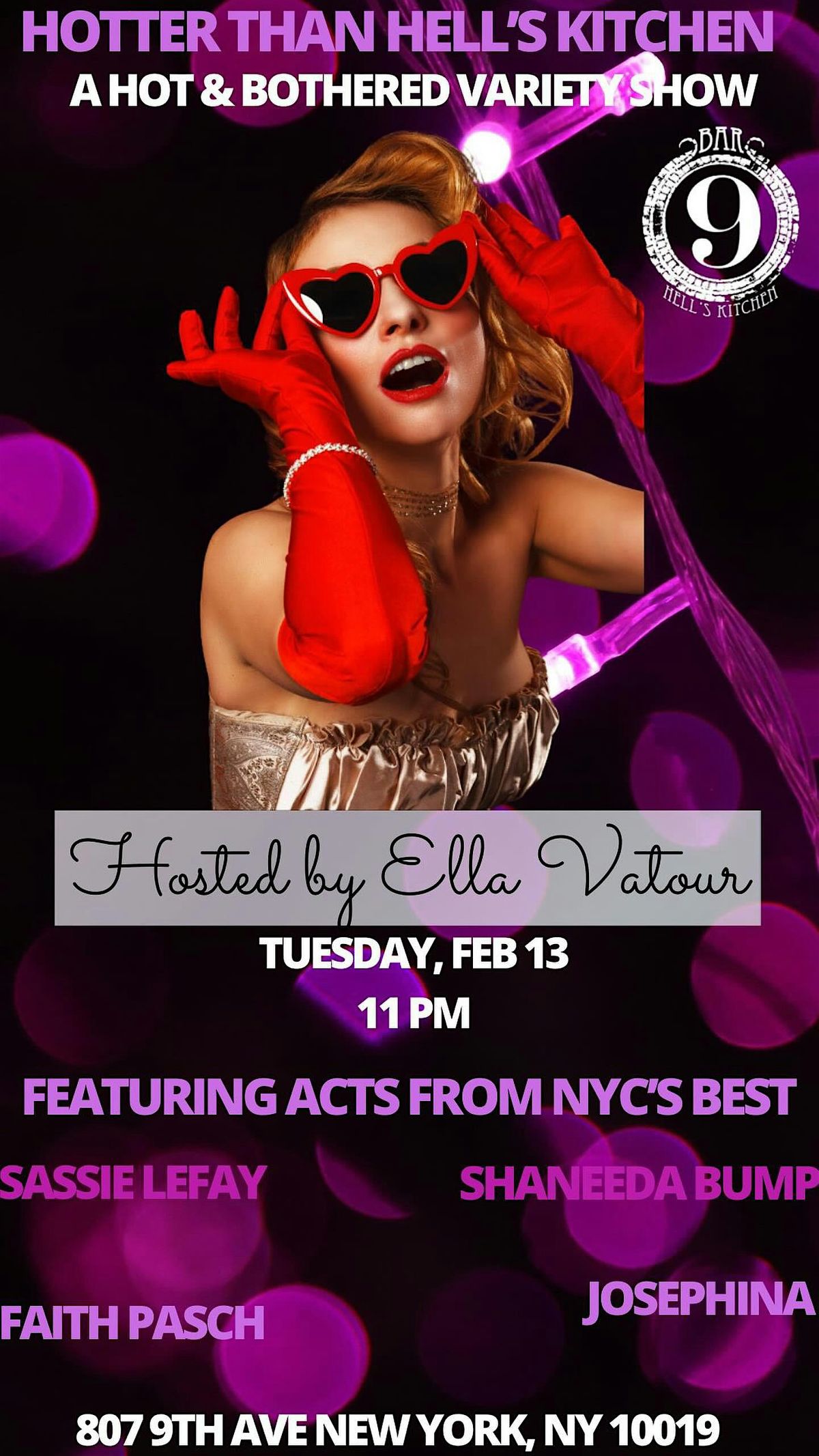 “Hotter than Hells Kitchen” a Drag and Burlesque show, Bar Nine, 9th ...