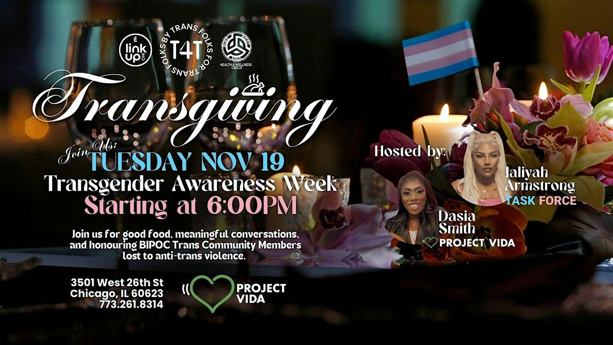 Transgiving at Project VIDA, Project VIDA Wellness Center, Chicago, 19 ...