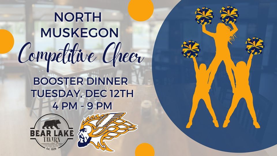 North Muskegon Competitive Cheer Booster Dinner, Bear Lake Tavern ...