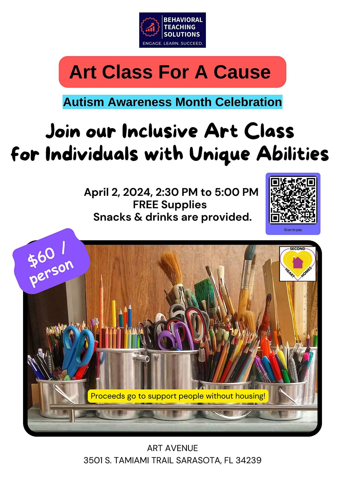 Autism Awareness Celebration: Art For A Cause, Art Avenue, Sarasota, 2 ...
