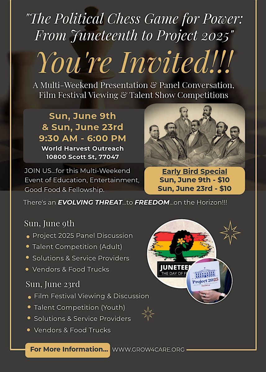 "The Political Chess Game for Power: From Juneteenth to Project 2025 ...