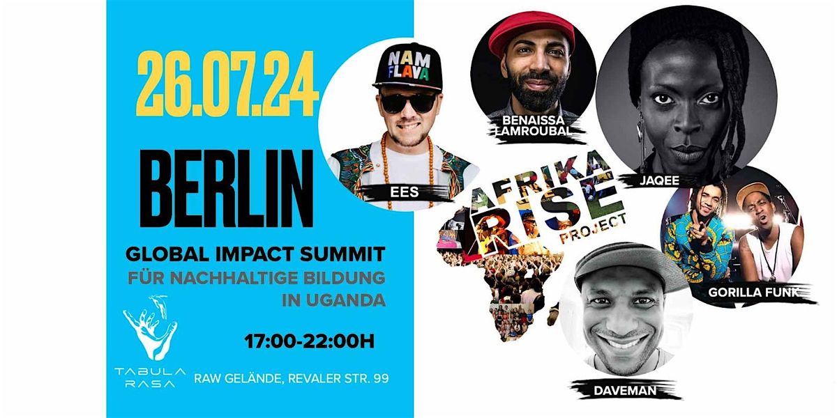 GLOBAL IMPACT SUMMIT BERLIN 2024, Tabula Rasa, Berlin, 26 July 2024 ...