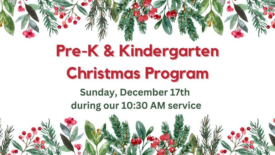 Pre-K & Kindergarten Christmas Program, 808 Weiss St Saginaw, MI ...