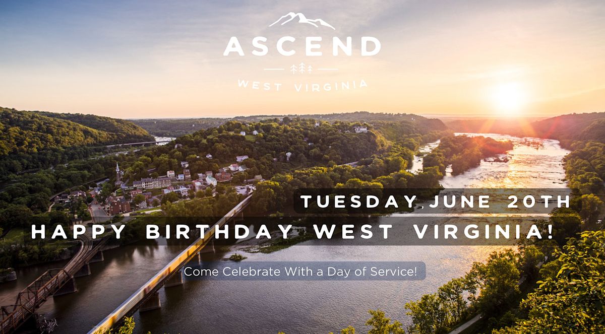 West Virginia Day of Giving and Birthday Celebration!, THE HUB-Office ...