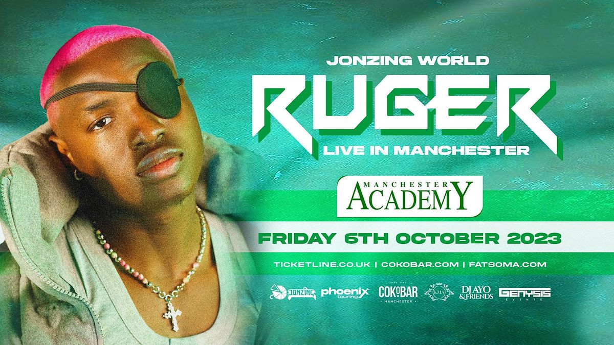 RUGER LIVE IN CONCERT MANCHESTER, Manchester Academy, 6 October 2023 ...