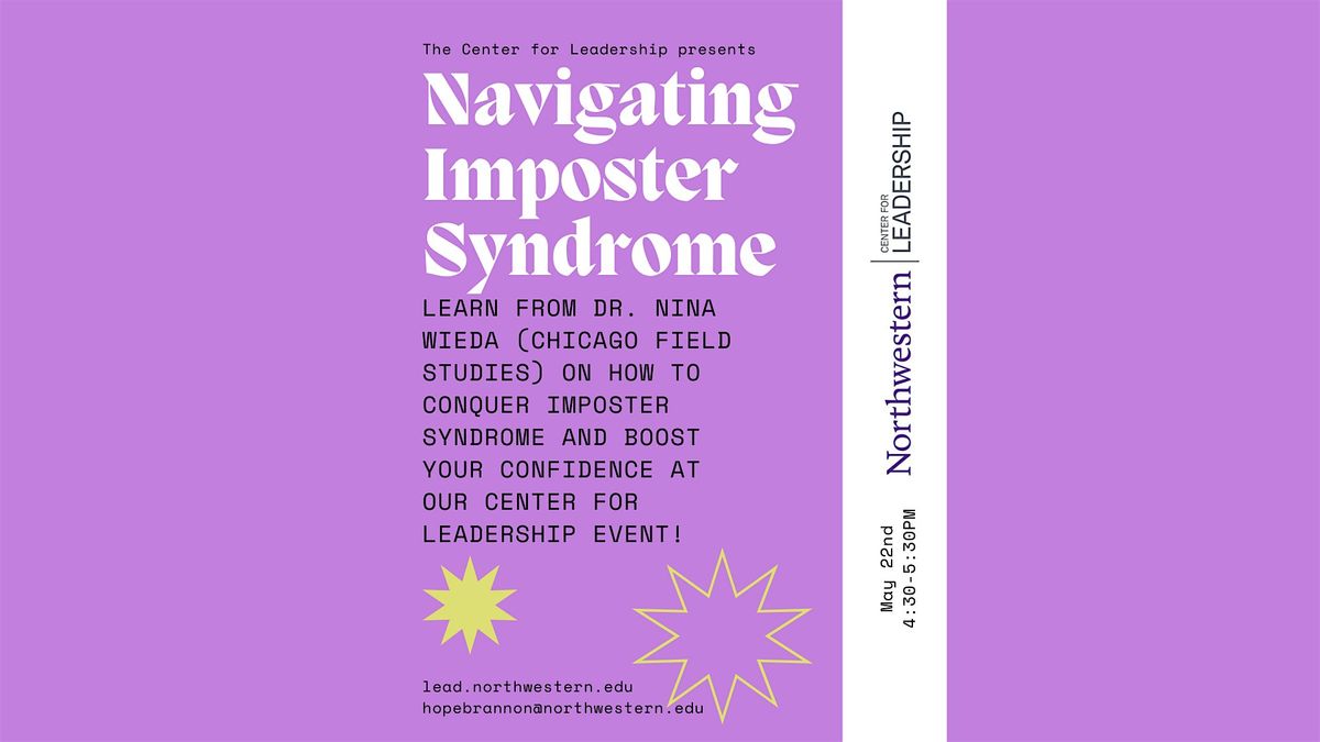 Navigating Imposter Syndrome: a Center for Leadership Event, Annenberg ...