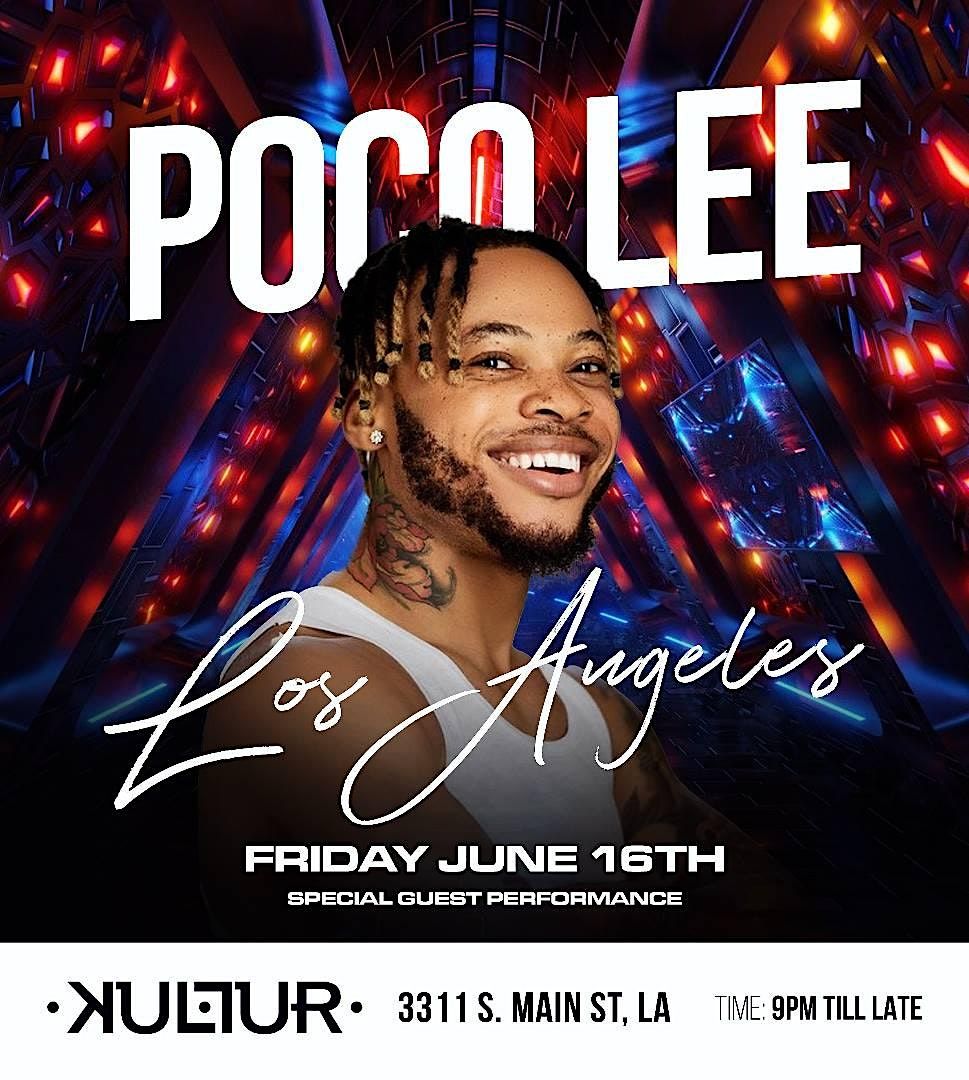 Afrobeats Fridays With Poco Lee, Kultur Lounge, Los Angeles, 16 June to ...