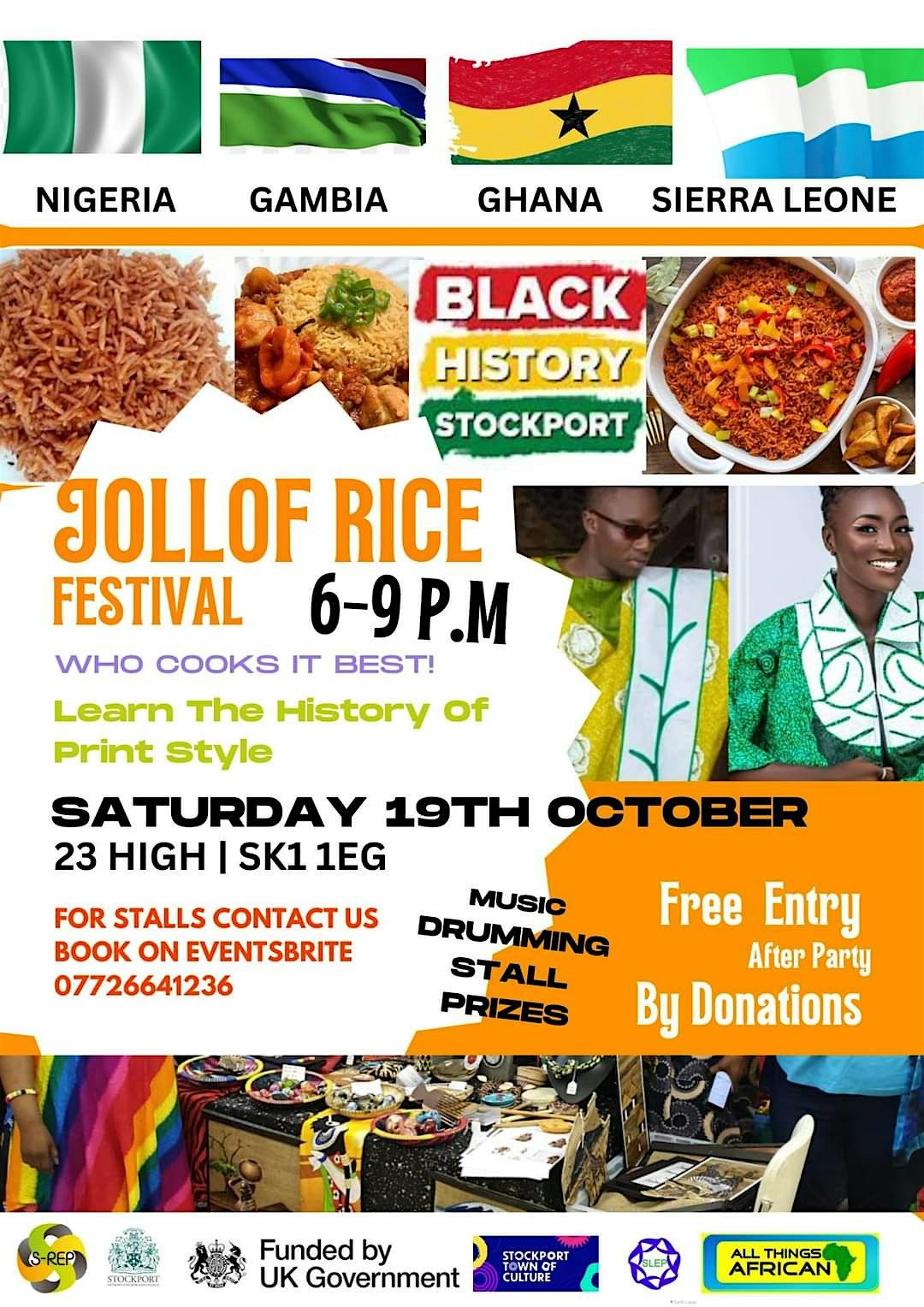 Jollof Rice Festival, SK1 1EG, Stockport, 19 October 2024 | AllEvents