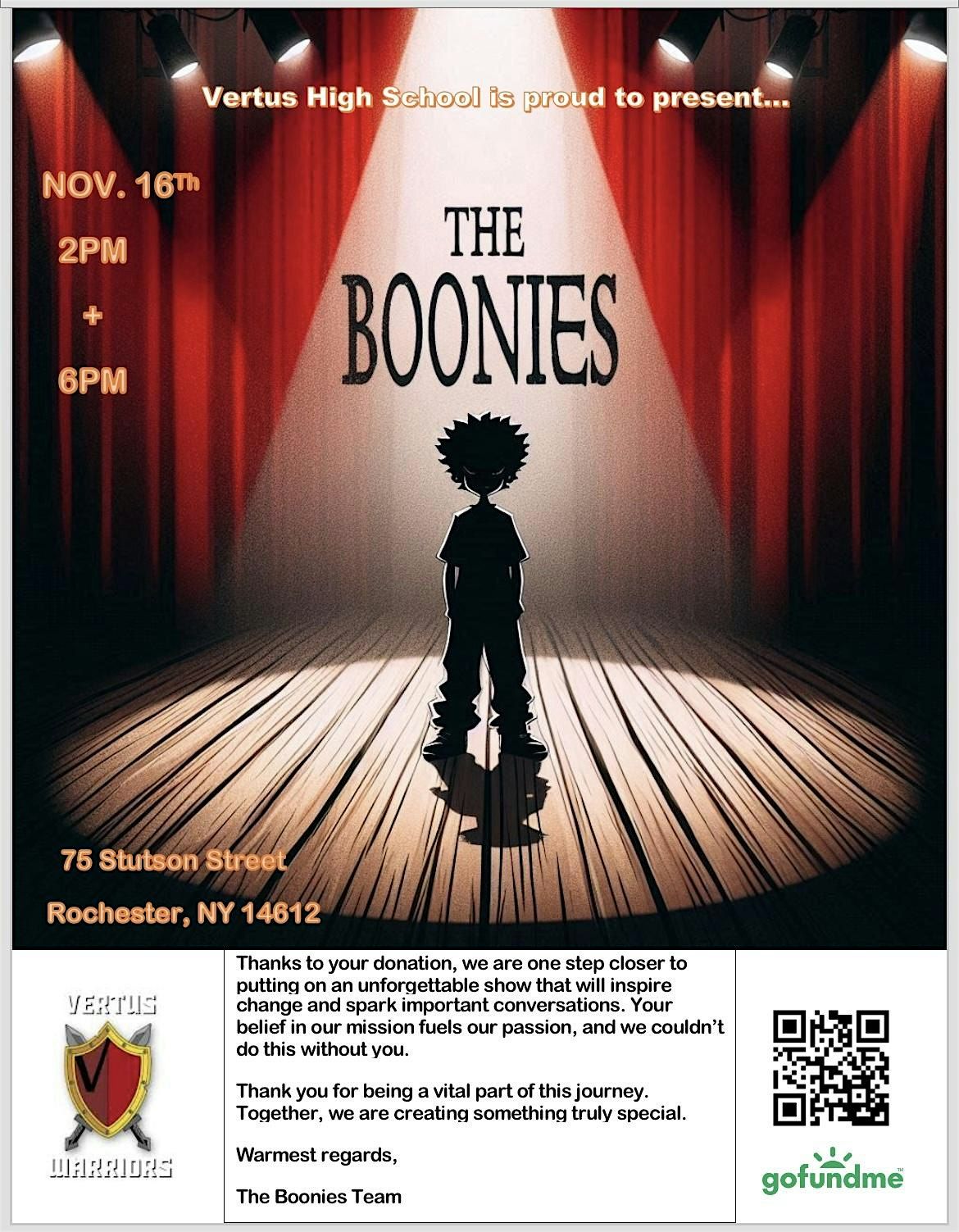 The Boonies stage production, 75 Stutson Street Theater, Rochester, 16 ...