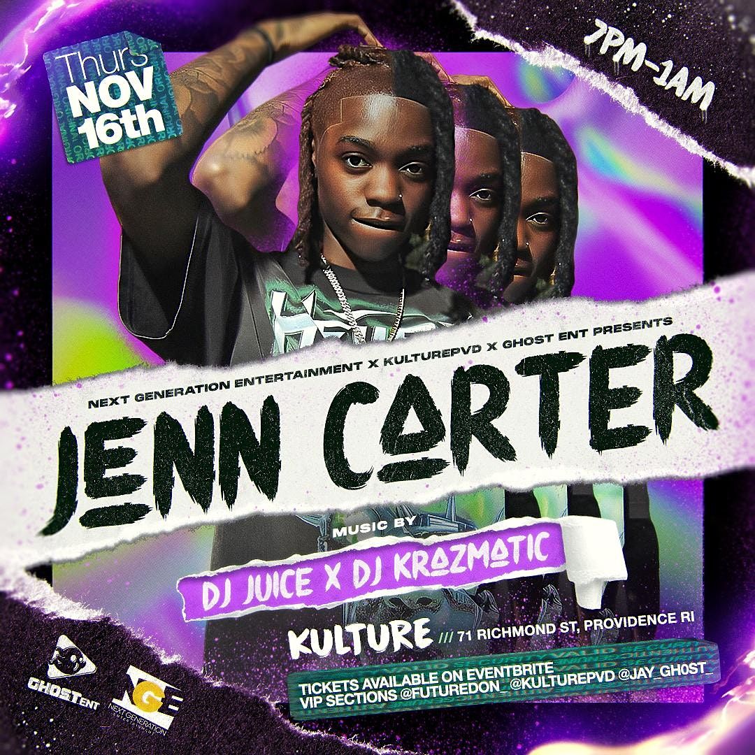 JENN CARTER & FRIENDS, Kulture, Providence, 16 November to 17 November ...