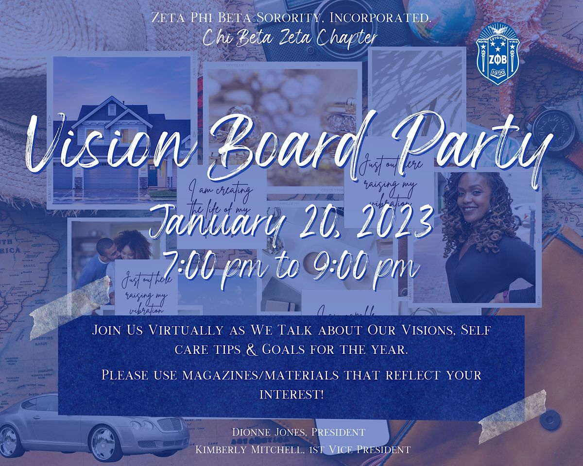 XBZ Virtual Vision Board Party, January 20 2023 | Online Event | AllEvents