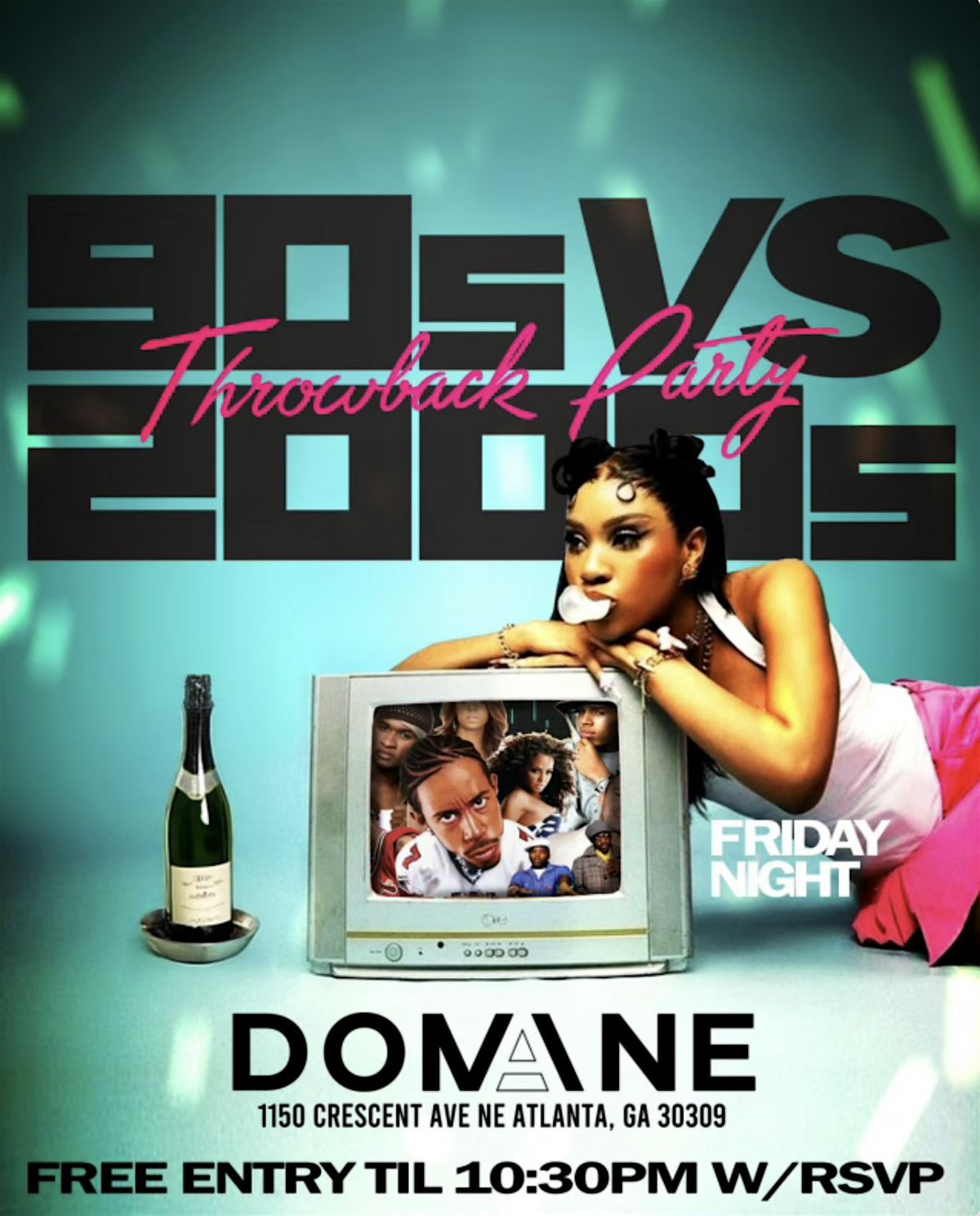 90s vs 2000s THROWBACK PARTY AT DOMAINE FRIDAY [AGE 18 OR OLDER ...