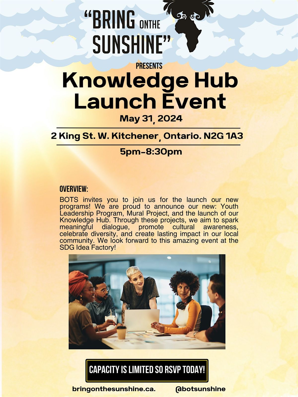 BOTS Knowledge Hub Launch Event, SDG Idea Factory, King Street West ...