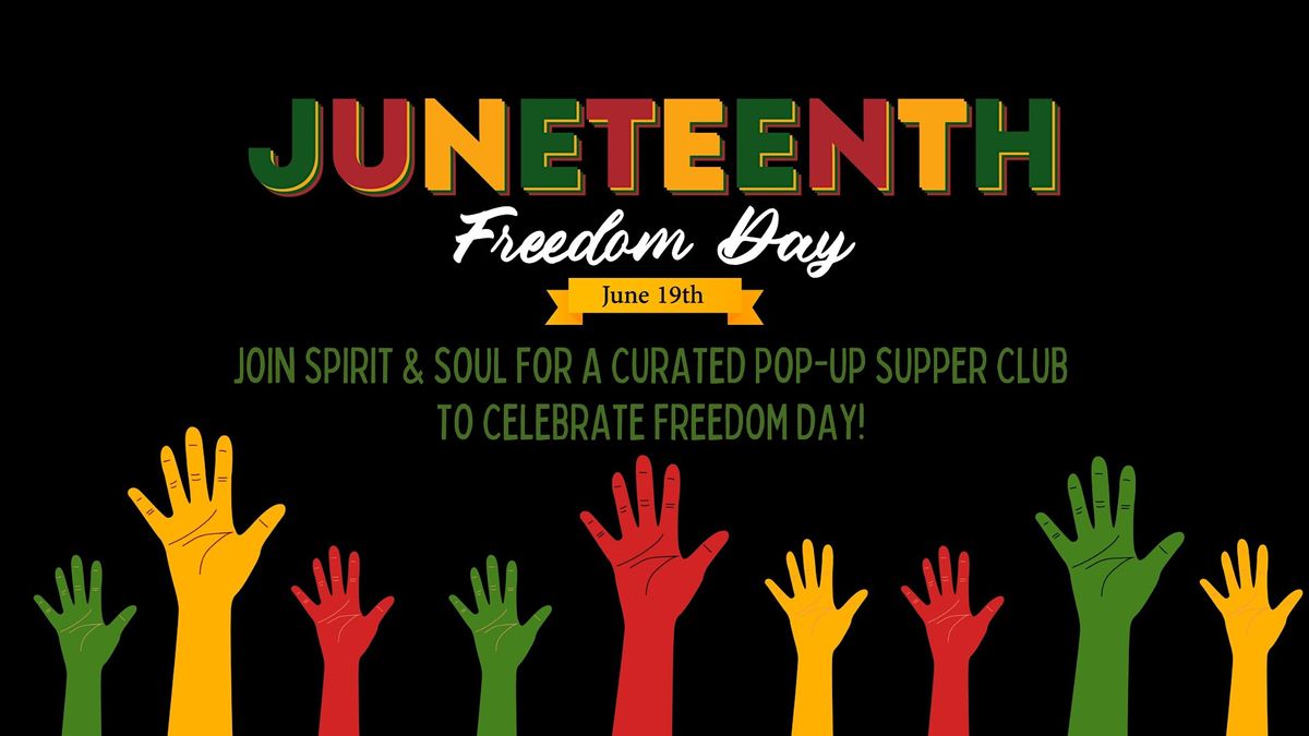 Juneteenth Pop-Up Dinner, Conception Chicago, 19 June 2023 | AllEvents.in