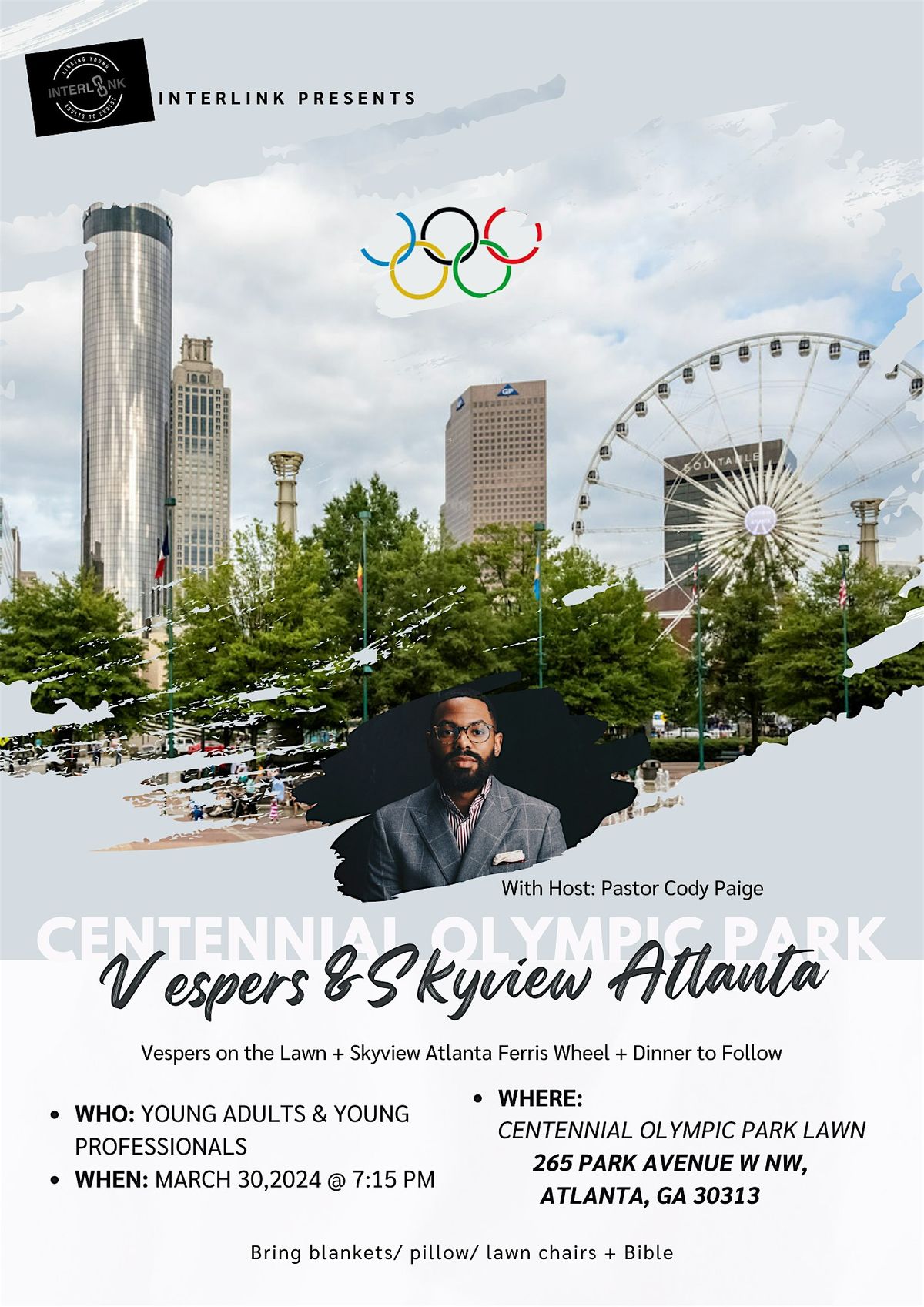 Centennial Olympic Park Vespers + Skyview Atlanta + Hudson Grille ...