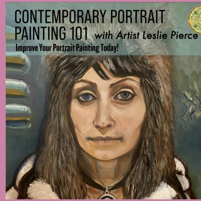 Contemporary Portrait Painting with Artist Leslie Pierce, Artist Leslie ...