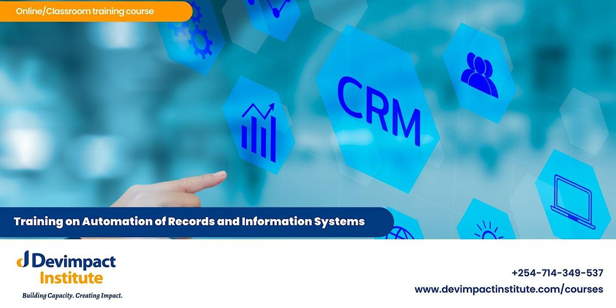 Training on Automation of Records and Information Systems, Devimpact ...