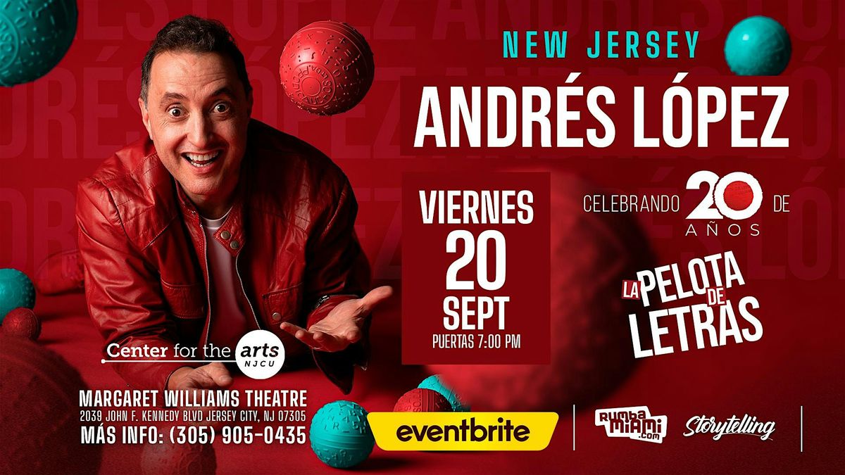 Andres Lopez, 20 Aniversario de La Pelota de Letras, en New Jersey ...