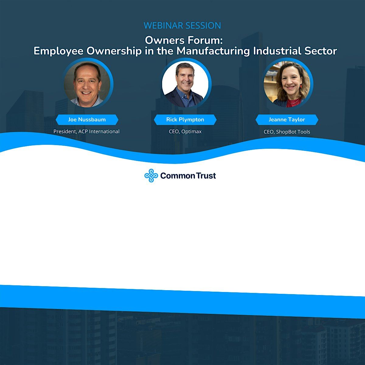 Owners Session: Employee Ownership for Manufacturing Businesses, June ...