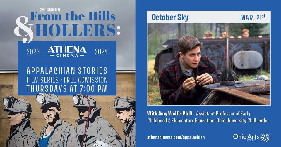 From the Hills & Hollers: OCTOBER SKY with Dr. Amy Wolfe, The Athena ...