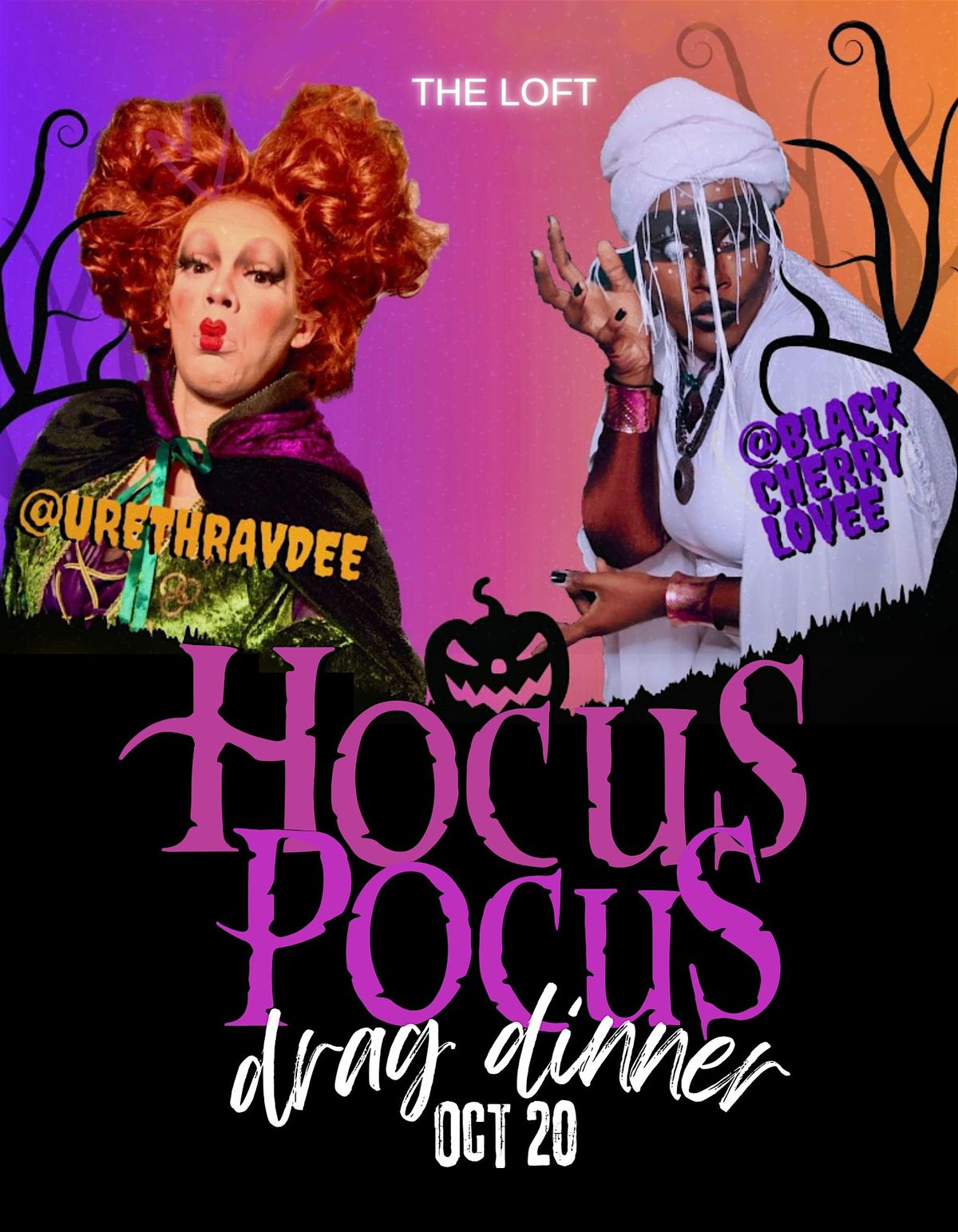 Hocus Pocus Drag Dinner, The Loft, 503 Lackawanna Avenue, Scranton, PA ...