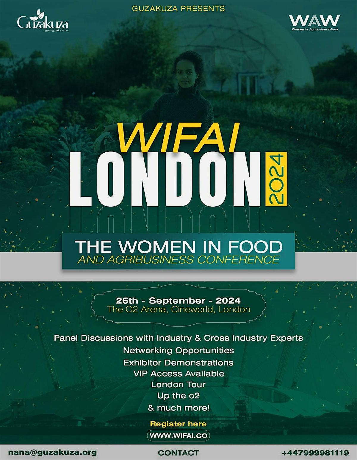 WiFAI London 2024-The Women in Food & Agribusiness Conference, Cineworld at The O2, London, 26 ...