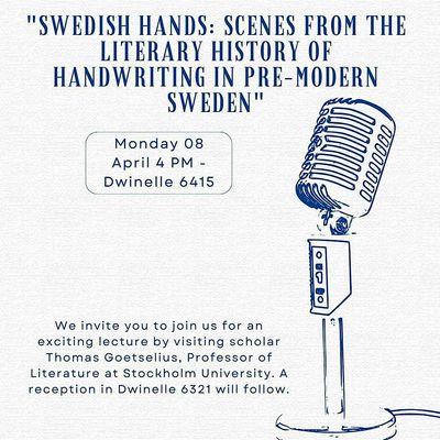 Swedish Hands: Scenes From the Literary History of Handwriting in Pre ...