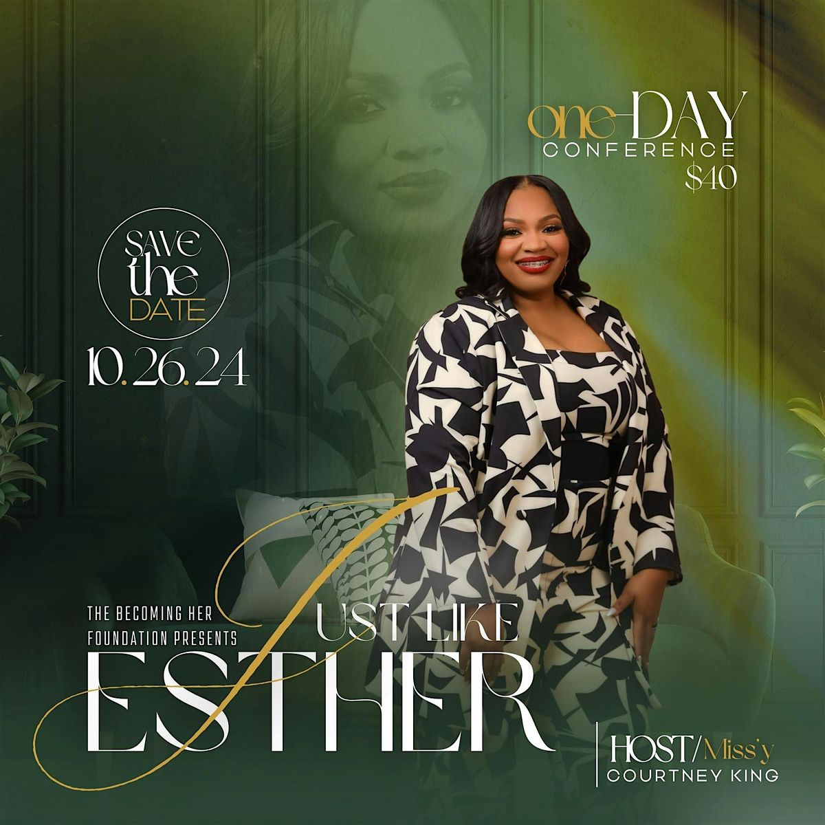 Just Like Esther 1- Day Womens Conference, 26 October 2024 | AllEvents