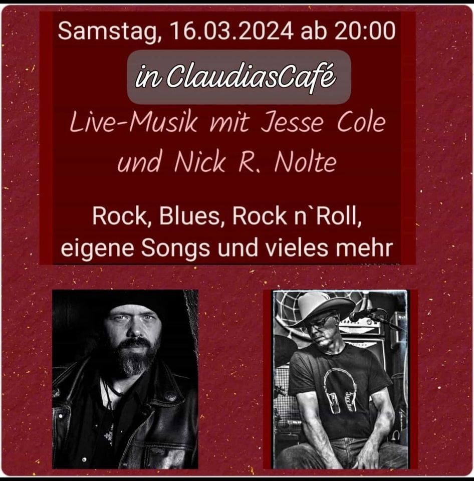 Jesse Cole & Nick R. Nolte live, Mimberger Str. 12, Allersberg, 16 ...