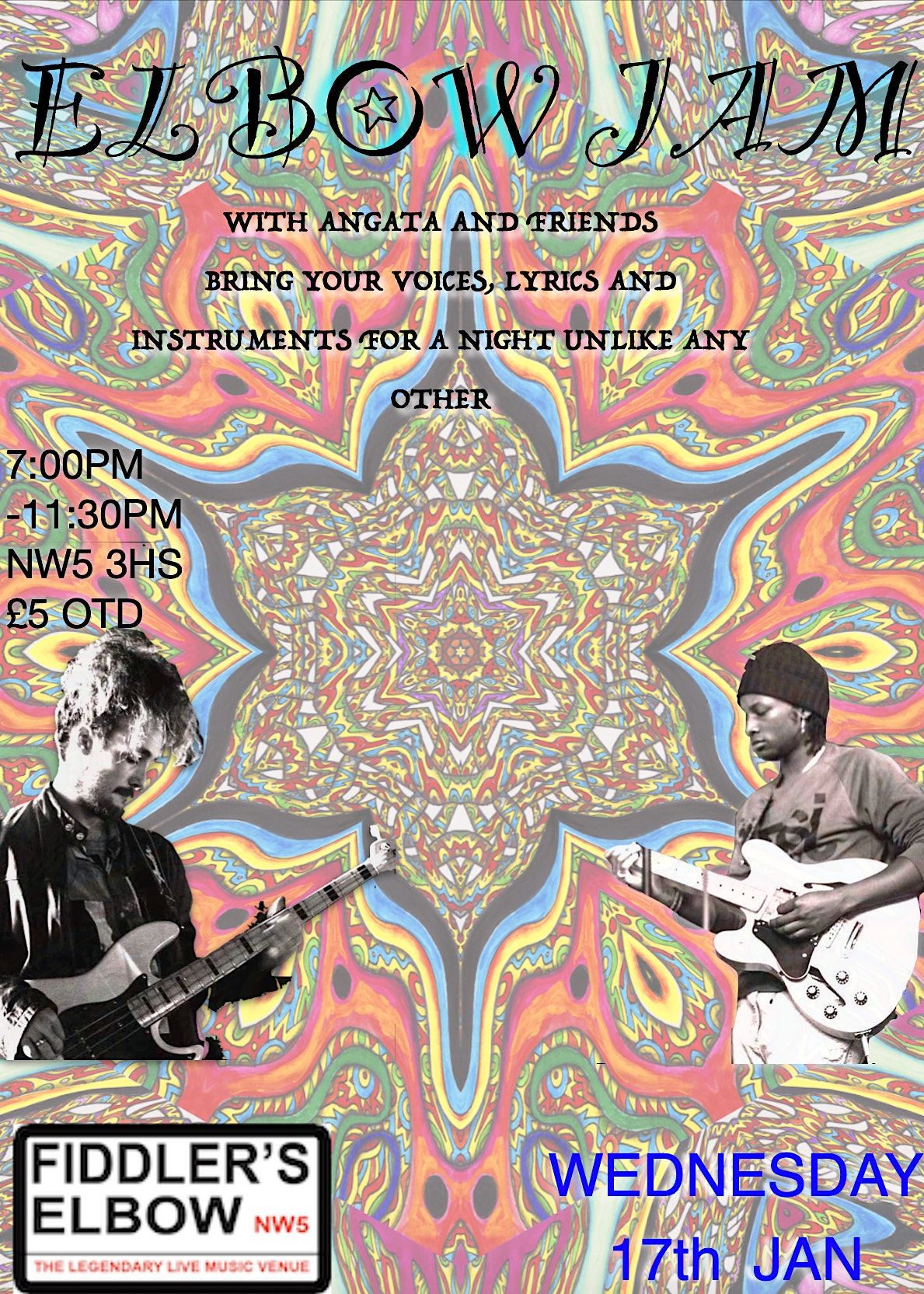 ANGATA LIVE AT THE FIDDLERS ELBOW!, The Fiddler's Elbow - Music Venue ...