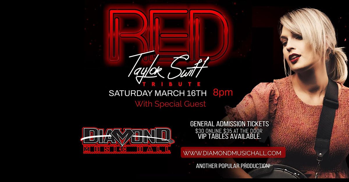 RED- A Tribute To TAYLOR SWIFT, Diamond Music Hall, saint peters, 16 ...
