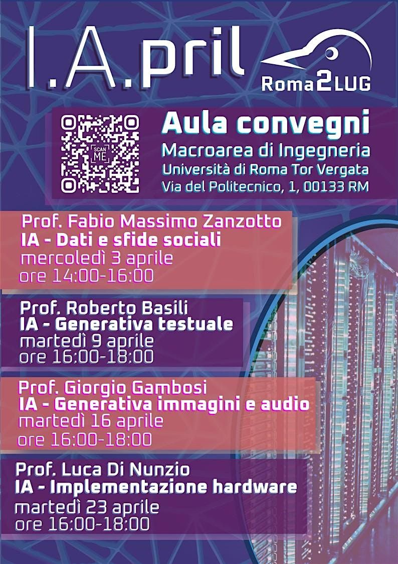 IA - Generativa immagini e audio | Roma2LUG presenta I.A.pril ...
