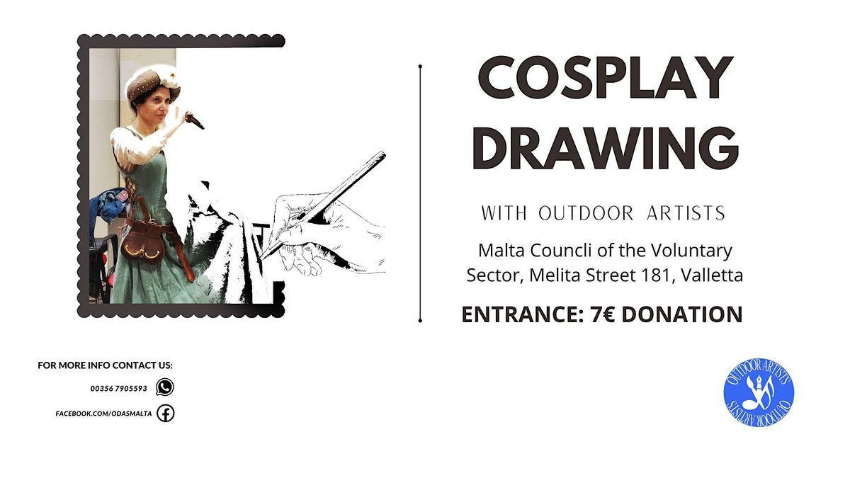 Life figure drawing in costume, 181, MCVS, Valletta, 5 November 2022 ...