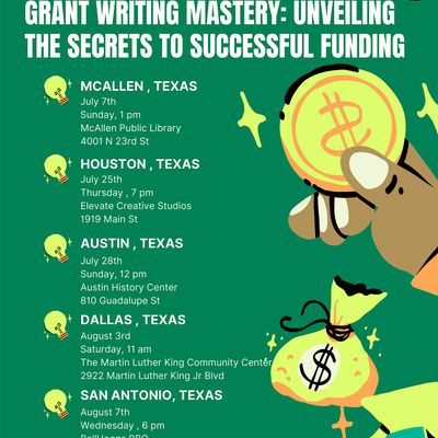 GRANT WRITING MASTERY: UNVEILING THE SECRETS TO SUCCESSFUL (Houston ...