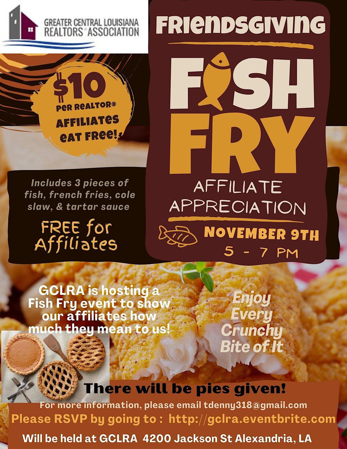 Friendsgiving Fish Fry Affiliate Appreciation, 4200 Jackson St ...
