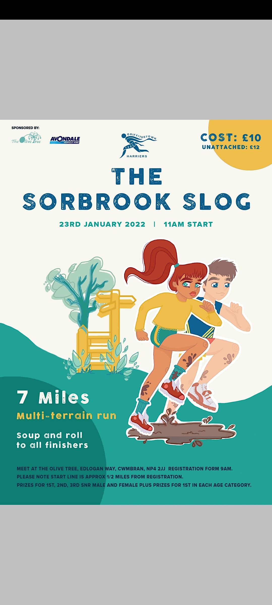 Sorbrook Slog 2024, Sorbrook Start location, Newport, 18 February 2024 ...