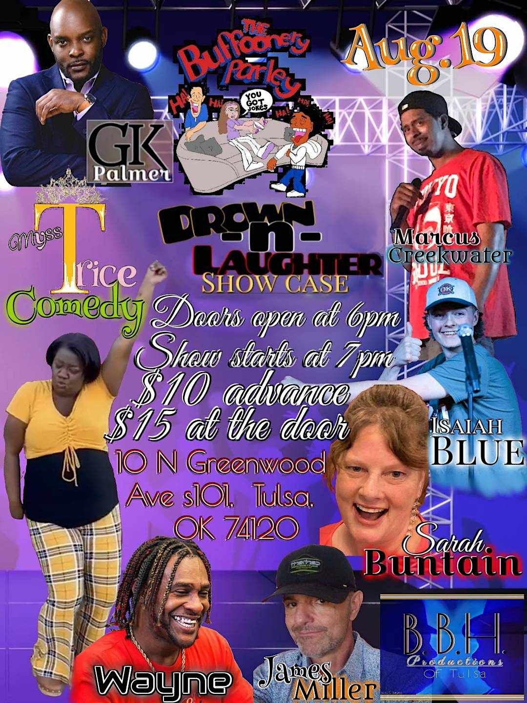 MyssTrice Comedy Presents The Buffoonery Parley, Black Wall Street ...