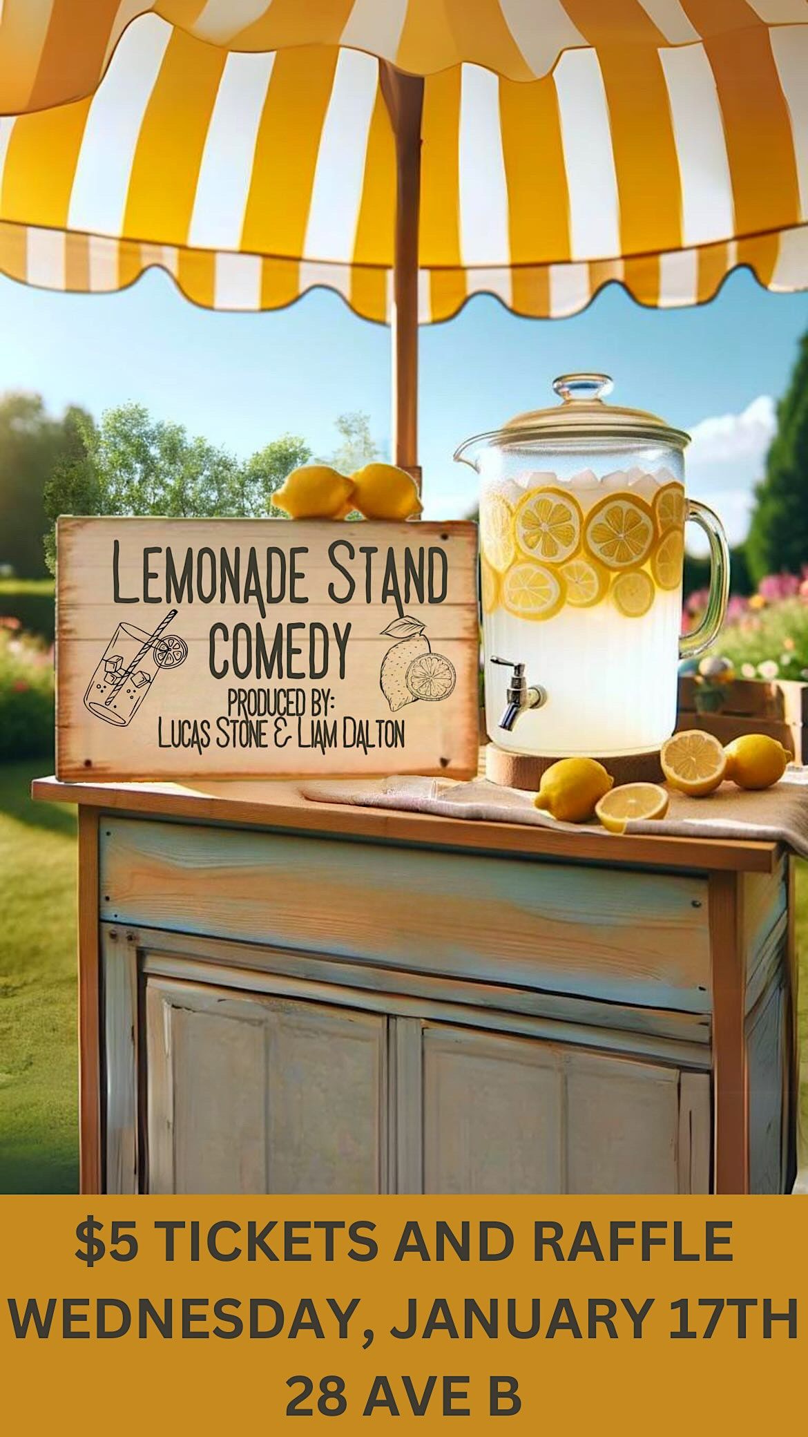 Lemonade Stand Comedy Show, The Hairy Lemon, New York, 17 January 2024 ...