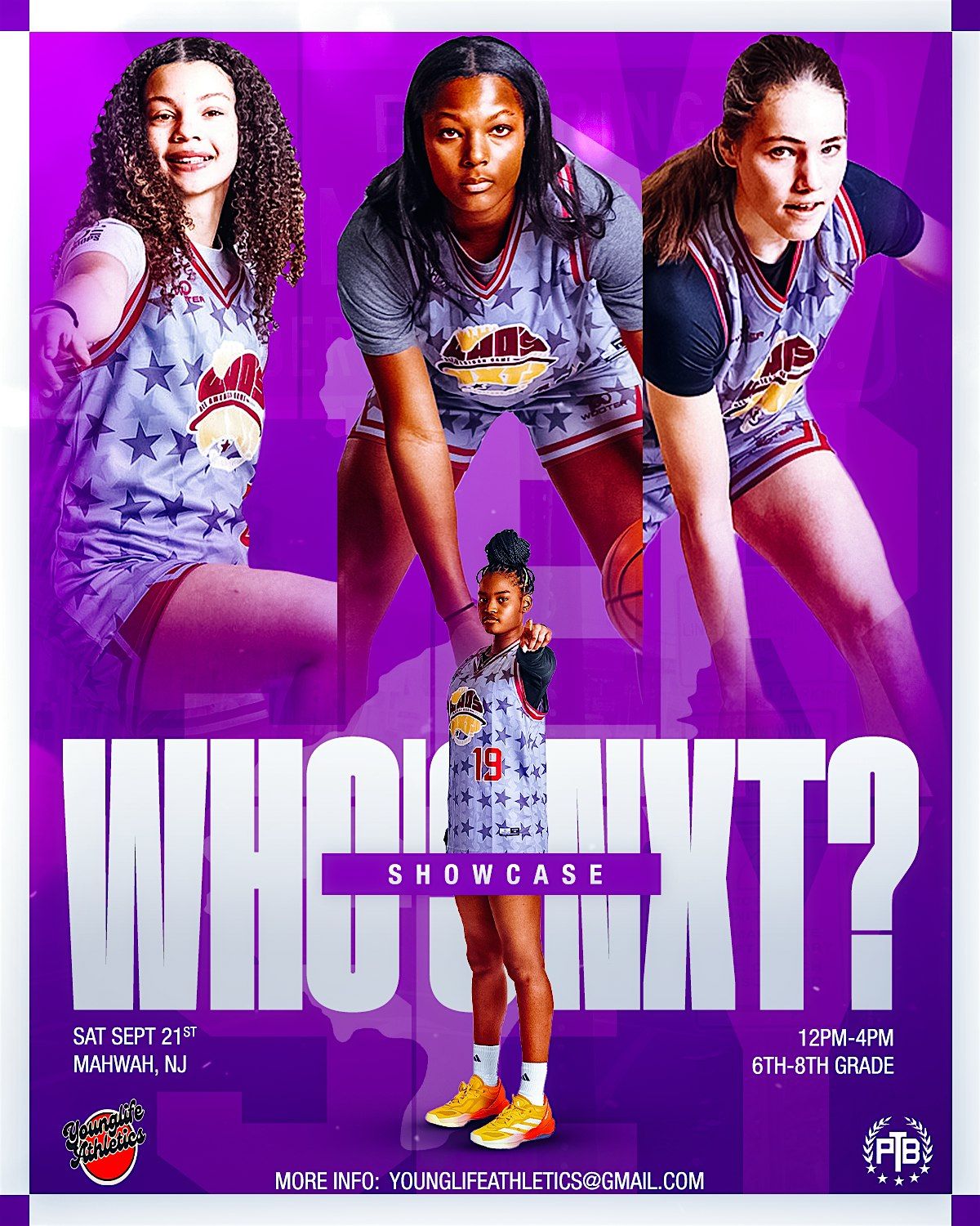 WHOSNXT MIDDLE SCHOOL SHOWCASE, Down Town Sports, Mahwah, 21 September ...
