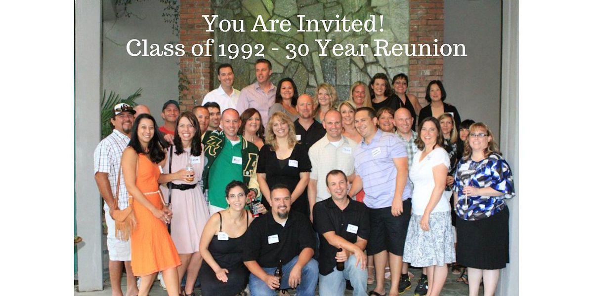 Argonaut Class of 1992 - 30 Year Reunion!, Teresa's Place, Jackson, 13 ...