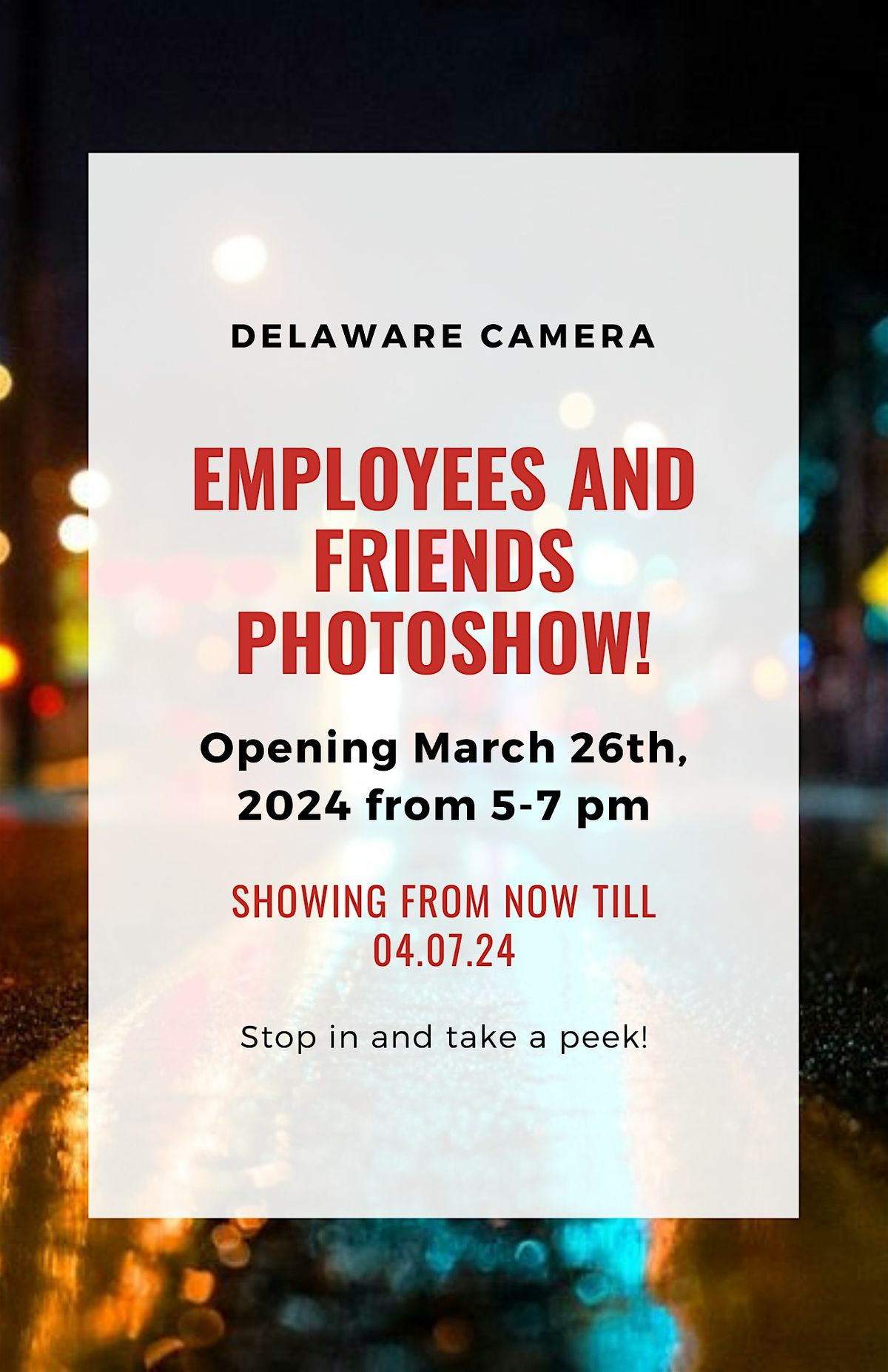 Employees And Friends Photoshow, Delaware Camera, Buffalo, 26 March ...