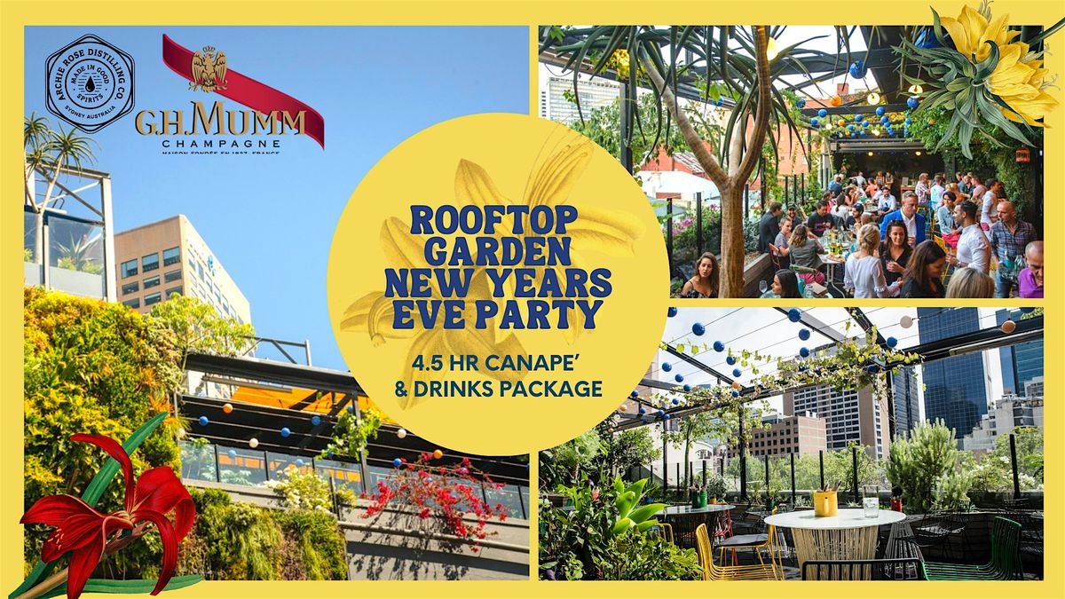 New Years Eve Rooftop Garden Party (NYE), Loop Roof, Melbourne, 31 ...