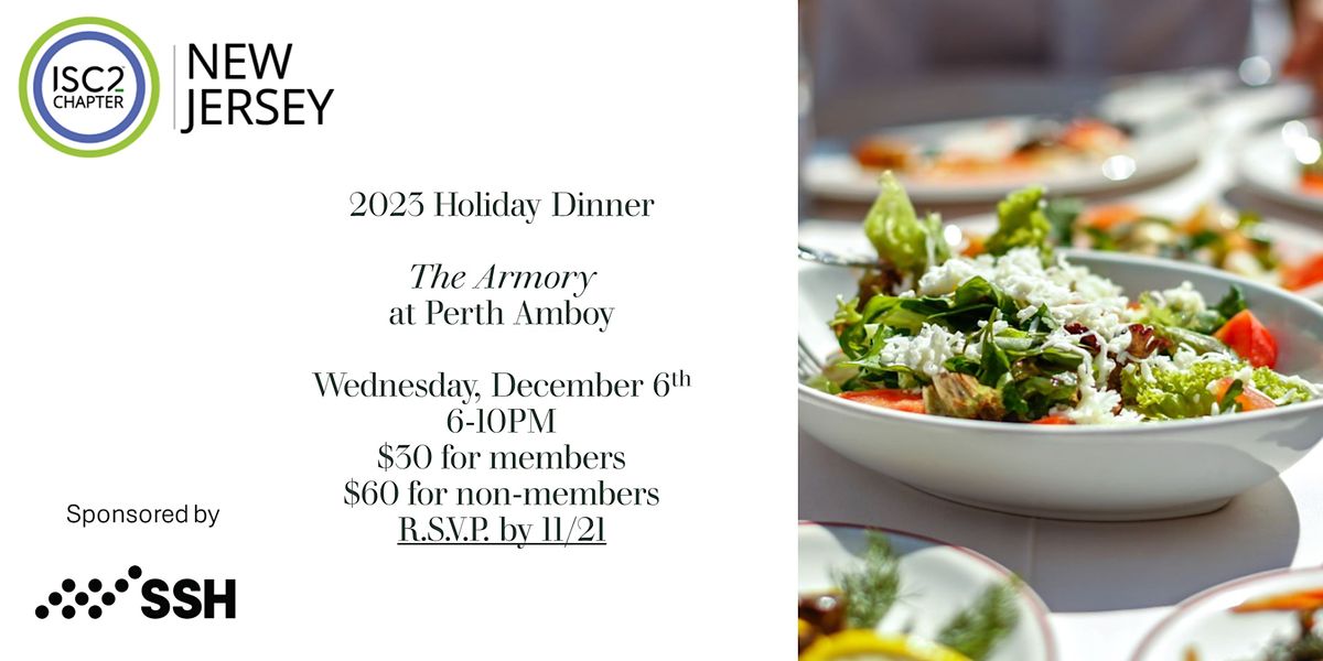 Holiday Dinner, The Armory NJ, Perth Amboy, 6 December 2023 | AllEvents.in