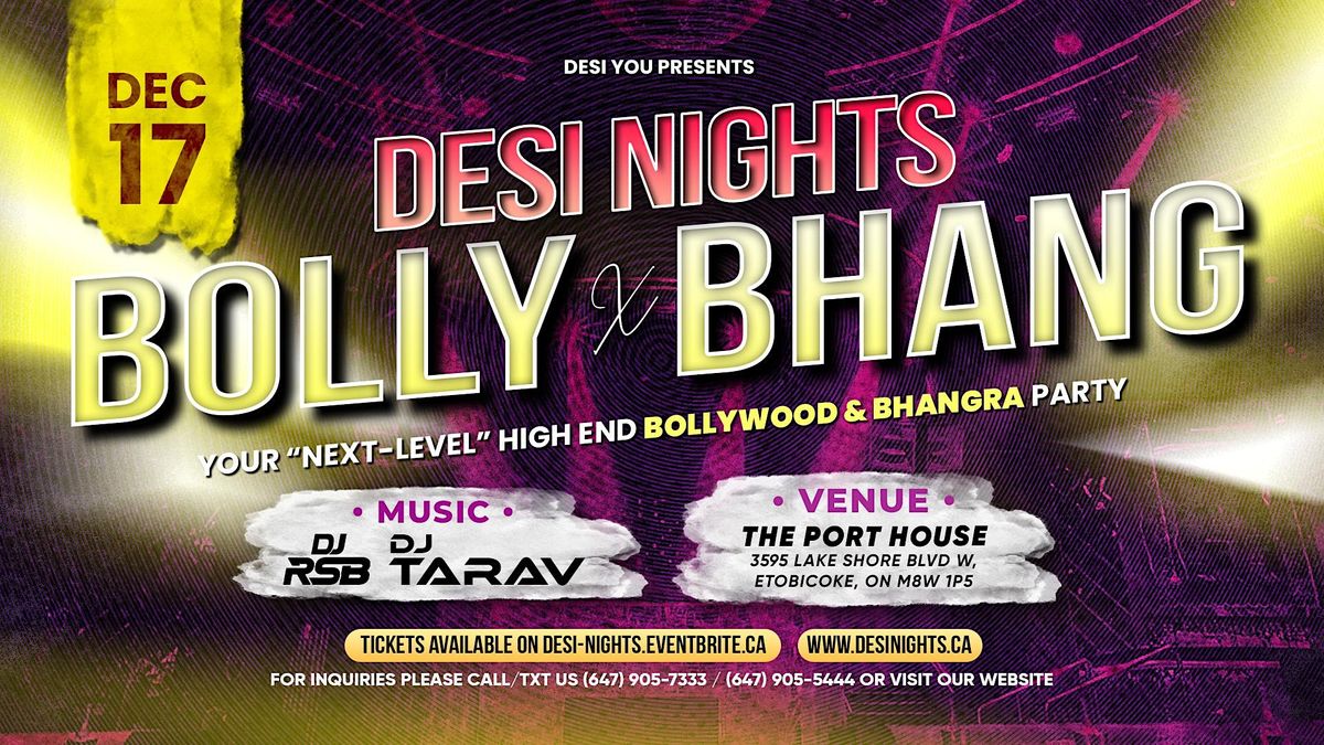 Bolly x Bhang - Your Next-Level High-End Bollywood & Bhangra Party, The ...
